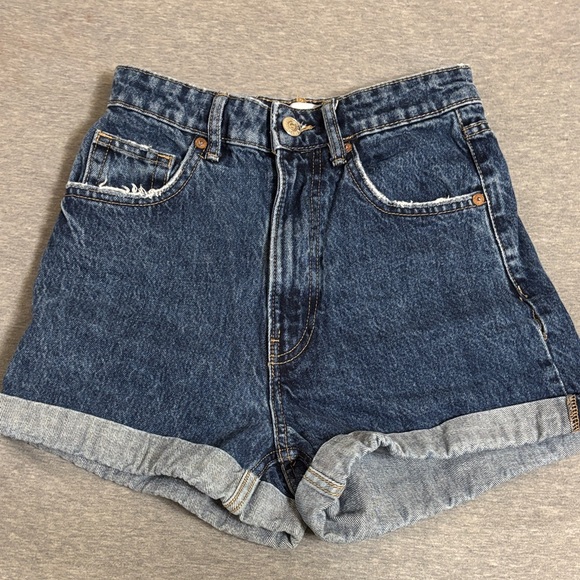 Zara | Shorts | Zara Blue Jean Shorts | Poshmark